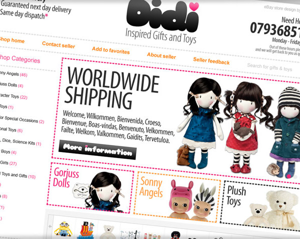 eBay Store Design | eBay Shop Design and Development