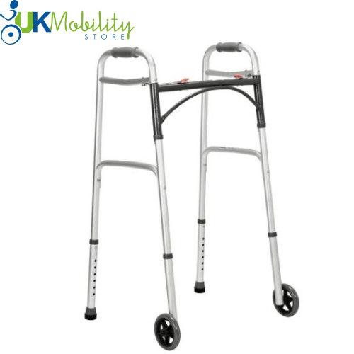 Lightweight Disability Aluminium Folding Zimmer / Walking Frame With ...