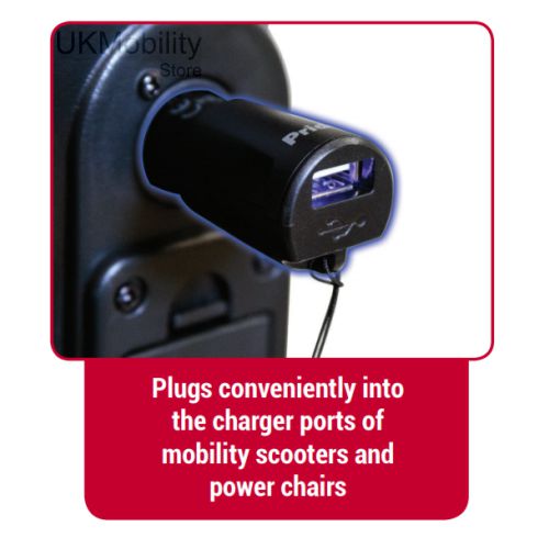 Mobility Scooter Powerchair XLR USB Universal Mobile Phone Charger | eBay